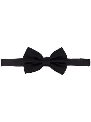 Valentino Garavani Silk Bow Tie - Black