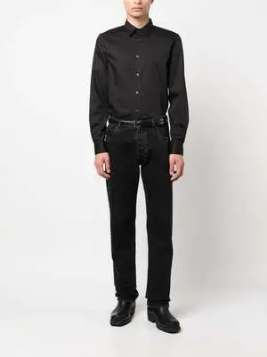 DIESEL® Logo-embroidered Cotton Shirt
