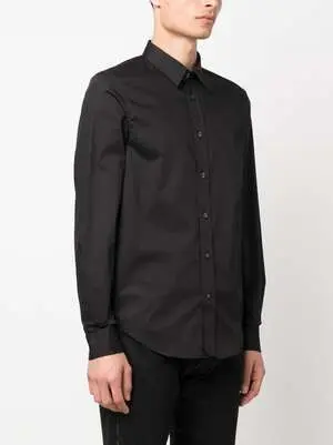 DIESEL® Logo-embroidered Cotton Shirt