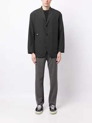 Undercover Textured Single-breasted Blazer