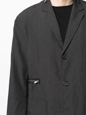 Undercover Textured Single-breasted Blazer