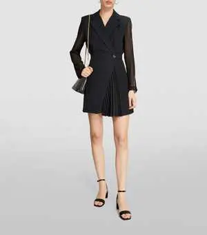 Sandro Wrapped Blazer Mini Dress
