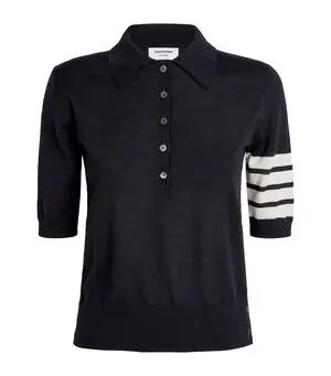Thom Browne 4-bar Polo Shirt