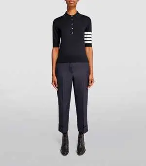 Thom Browne 4-bar Polo Shirt