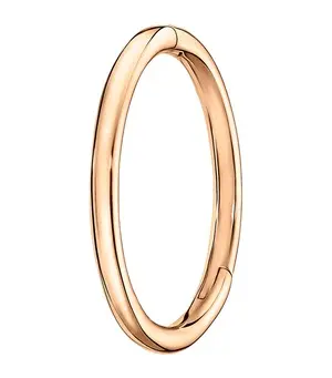 MARIA TASH Gold Single Hoop Earring - Rose Gold