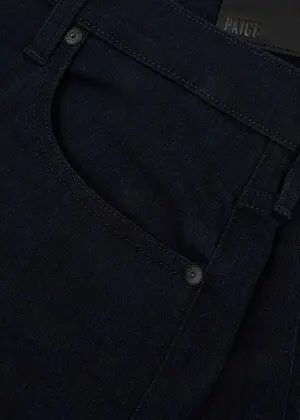 Paige Normandie Straight-leg Jeans - Dark Blue