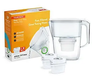 AQUA OPTIMA Water Filter Daisy Pitcher W/ F Ilters - One-color