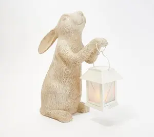 VALERIE PARR HILL Indoor/outdoor 15' Bunny W/ Illuminated Lantern Valerie - One-color