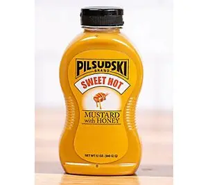 PILSUDSKI 12-oz Bottles Of Sweet Hot Mustard - One-color