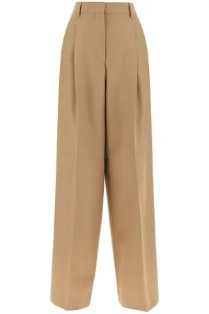 Burberry BURBERRY 'MADGE' WOOL PANTS WITH DARTS - Beige