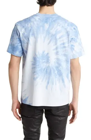 PURPLE BRAND Tie Dye Logo Graphic T-shirt