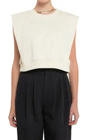 GREY LAB Muscle Sweatshirt - Cream