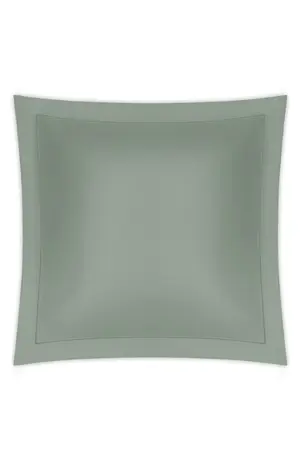 MATOUK Talita Satin Stitch Euro Sham Celadon