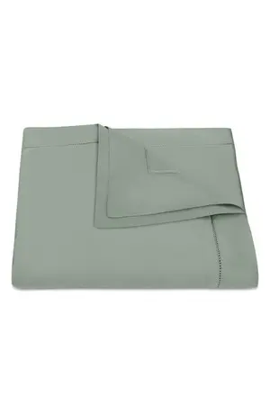 MATOUK Talita Satin Stitch Duvet Cover Celadon