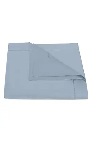 MATOUK Talita Satin Stitch Duvet Cover Hazy Blue