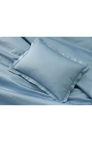 MATOUK Talita Satin Stitch Duvet Cover - Silver