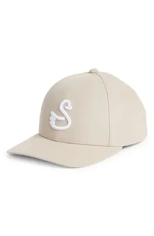SWANNIES Swannies Swan Delta Waterproof Baseball Cap Tan