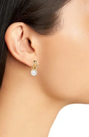 Jenny Bird Nova Huggie Hoop Earrings - Gold