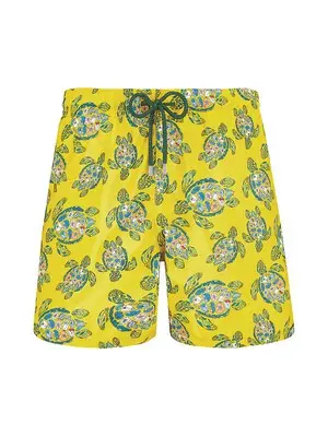 Vilebrequin Provencal Turtles Swim Shorts - Soleil