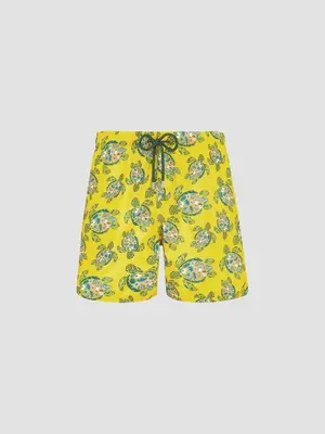 Vilebrequin Provencal Turtles Swim Shorts - Soleil