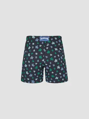 Vilebrequin Micro Ronde Des Tortues Embroidered Swim Trunks