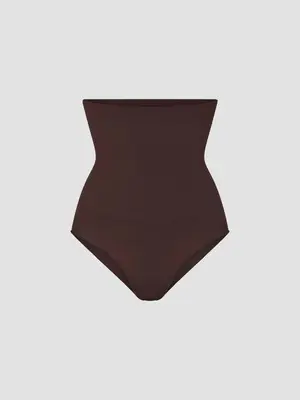 SKIMS Core Strong High-waisted Brief - Cocoa
