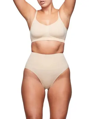 SKIMS Core Strong High-waisted Brief - Cocoa