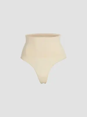 SKIMS Core Control Thong Clay