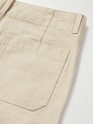 Mr P. Straight-leg Cotton-twill Cargo Shorts