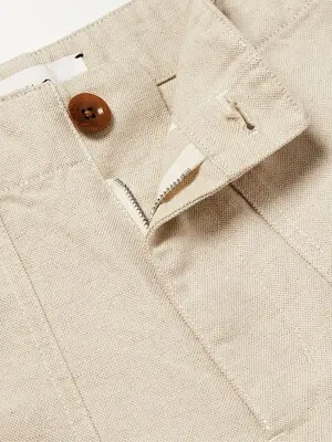 Mr P. Straight-leg Cotton-twill Cargo Shorts