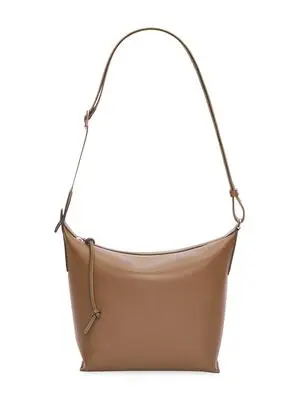 Loewe Men's Cubi Small Crossbody Bag - Dark Grey - Winter Brown