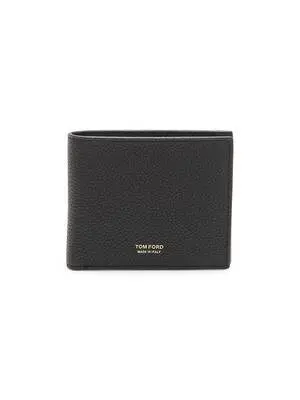 TOM FORD Leather Bifold Wallet - Black