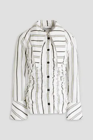 Ganni Ruched Shirts For Women
