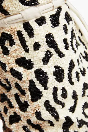 GANNI Beaded Chiffon Bucket Bag