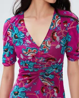 Diane Von Furstenberg Koren Reversible Mesh Dress