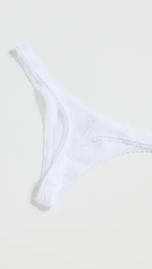 COUCOU The Thong: 3 Pack - White