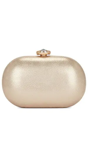 OLGA BERG Marta Metallic Clutch