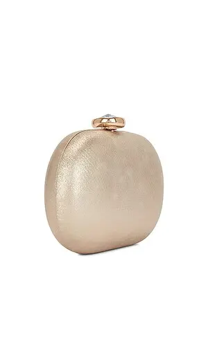 OLGA BERG Marta Metallic Clutch