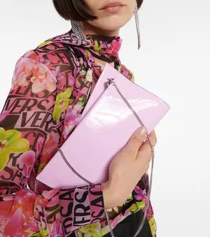 CHRISTIAN LOUBOUTIN Loubitwist Small Clutch - Pink