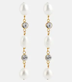 JENNIFER BEHR Chiara Embellished Drop Earrings - Multicoloured