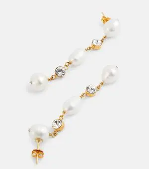 JENNIFER BEHR Chiara Embellished Drop Earrings