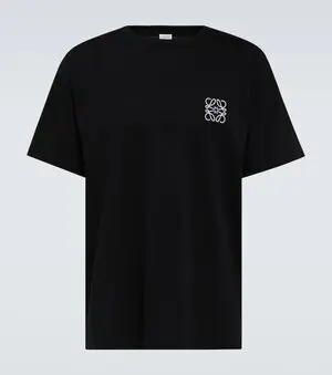 Loewe Anagram Cotton Jersey T-shirt - Black