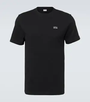 Loewe Anagram Cotton Jersey T-shirt Black