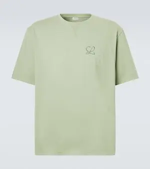 Loewe Anagram Cotton Jersey T-shirt Green