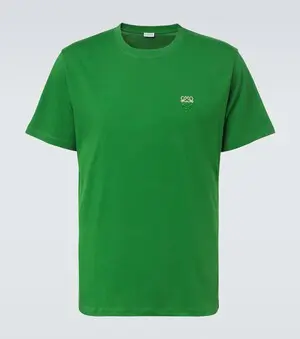 Loewe Anagram Cotton Jersey T-shirt - Green