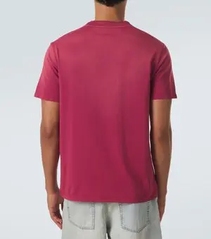 Loewe Anagram Cotton Jersey T-shirt - Red