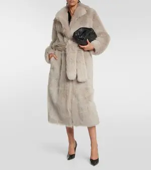 Bottega Veneta Belted Shearling Coat