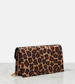 CHRISTIAN LOUBOUTIN Loubi54 Leopard-print Clutch - Multicoloured