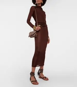 CHRISTIAN LOUBOUTIN Niloo Du Désert Leopard-print Sandals