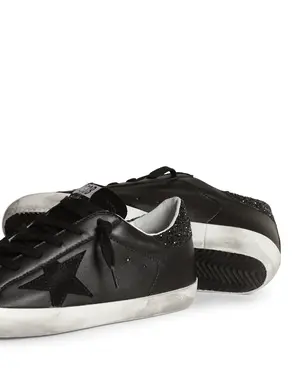 GOLDEN GOOSE Superstar Low Top Sneakers - Black